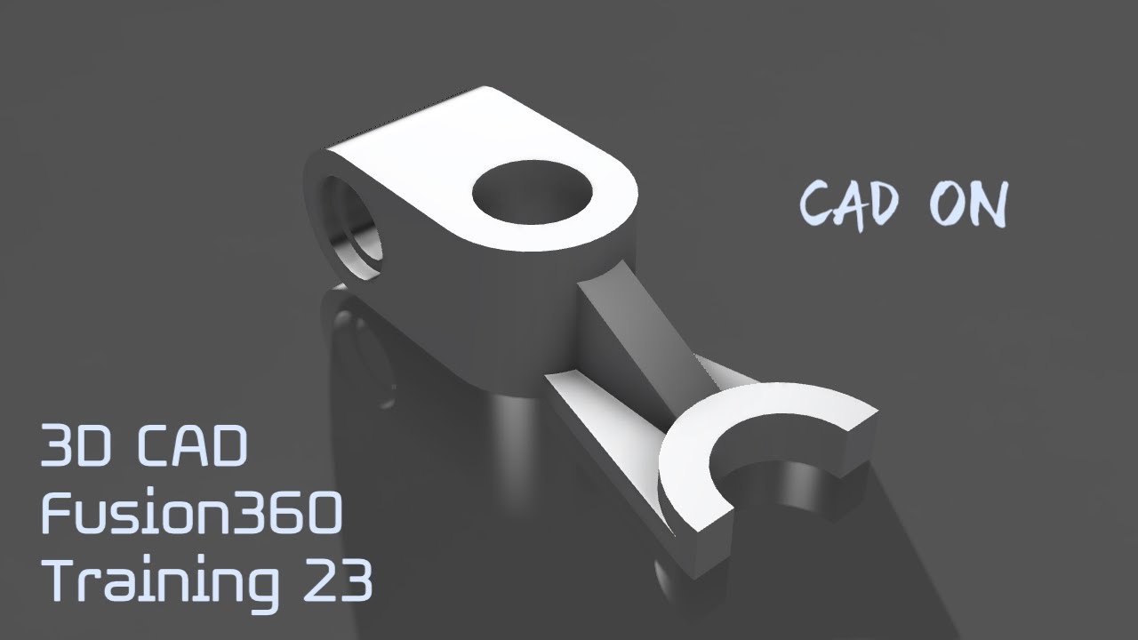 Fusion360 Tutorial 23 | 分かりやすい 3Dモデリング CAD ON