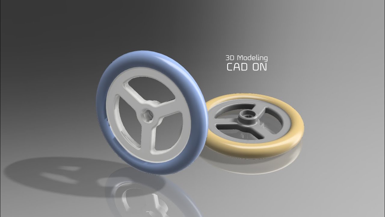 Steering wheel_modeling 15 | CAD ON