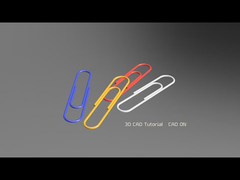 Paper Clip_modeling 16 | CAD ON