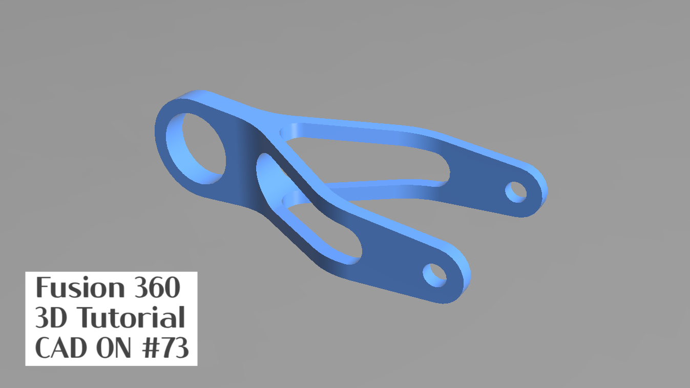 Fusion360 Tutorial 73 | CAD ON
