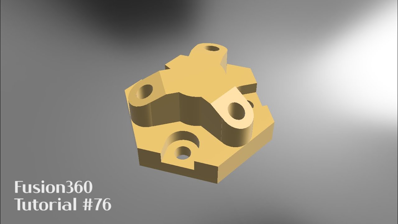 Fusion360 Tutorial 76 | CAD ON