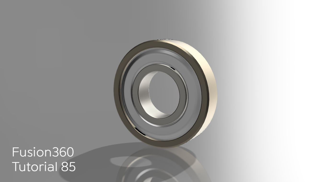 Fusion360 Tutorial 85 _ Ball Bearing