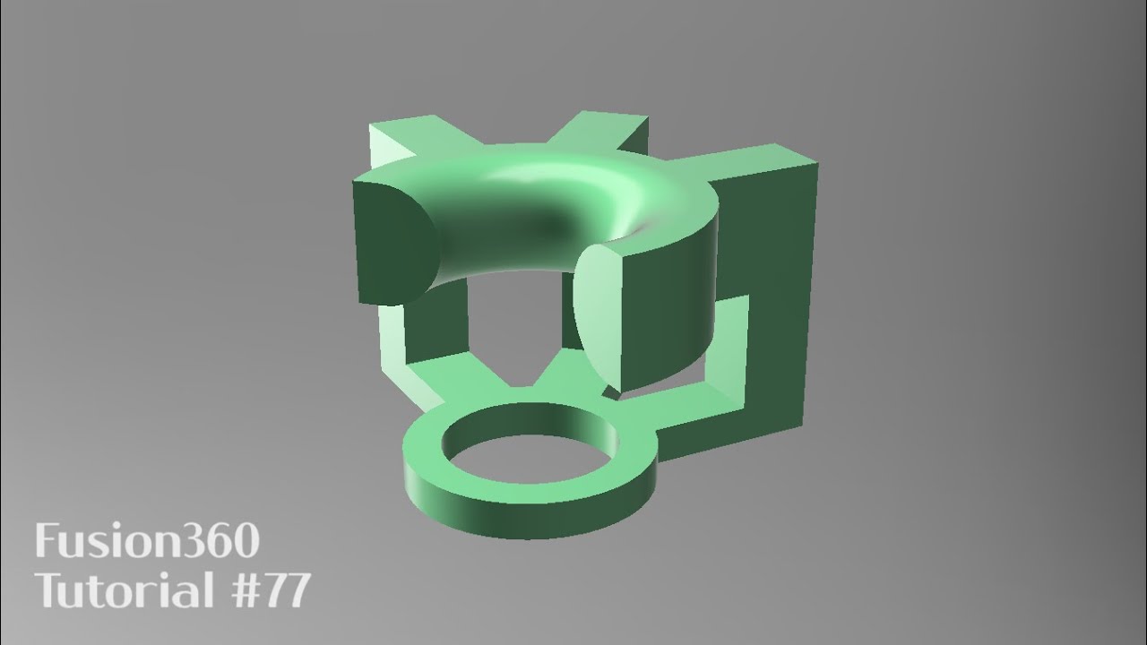 Fusion360 Tutorial 77 | CAD ON
