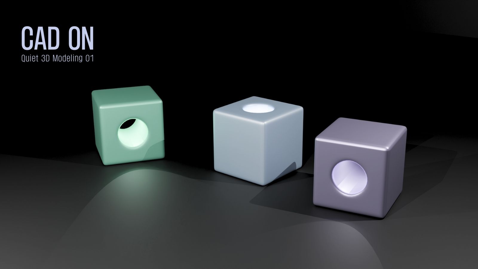 Quiet 3D Modeling 01 | Blender & Fusion 360 Tutorial